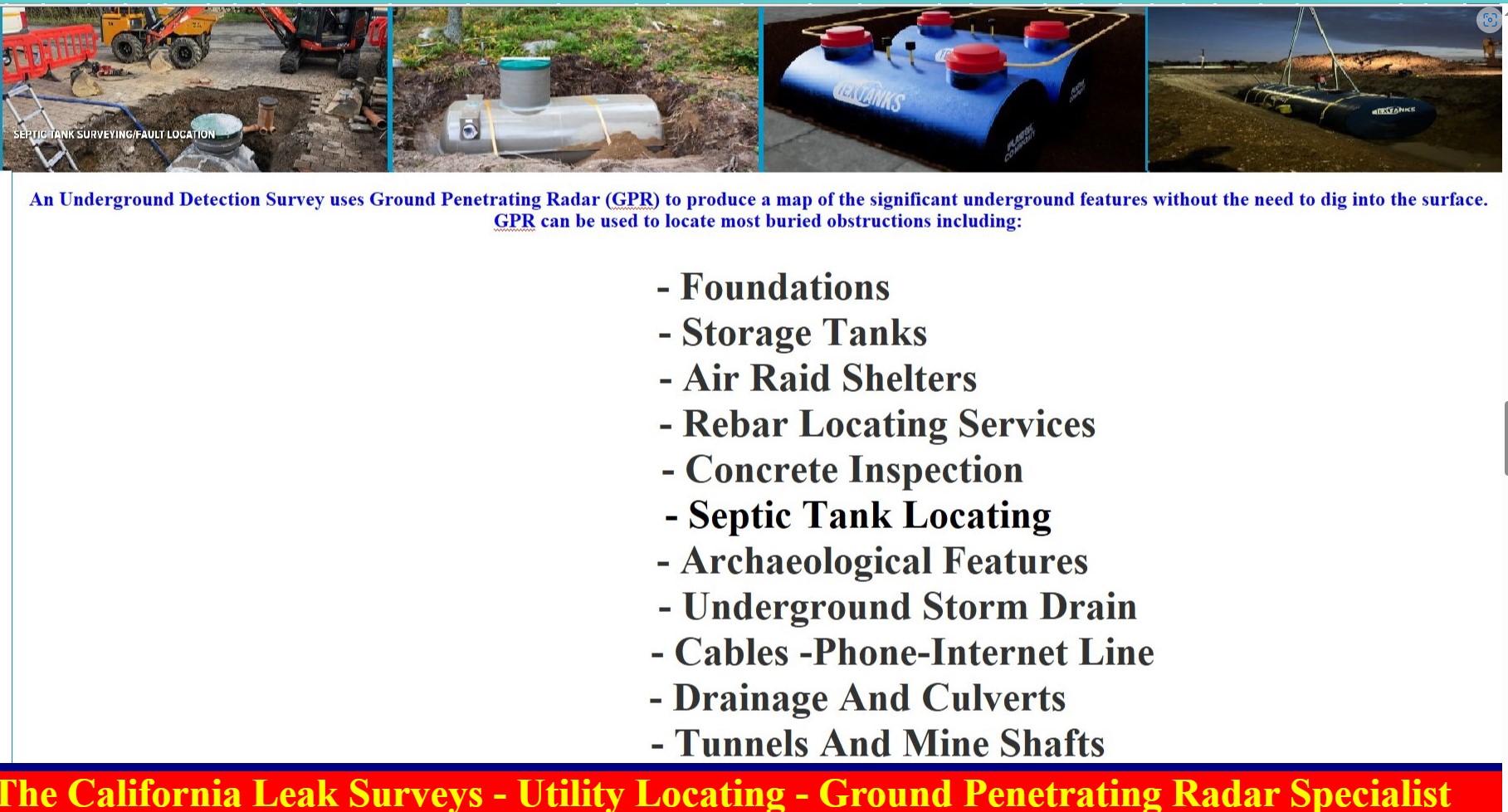 Concrete Scanning Los Angeles County